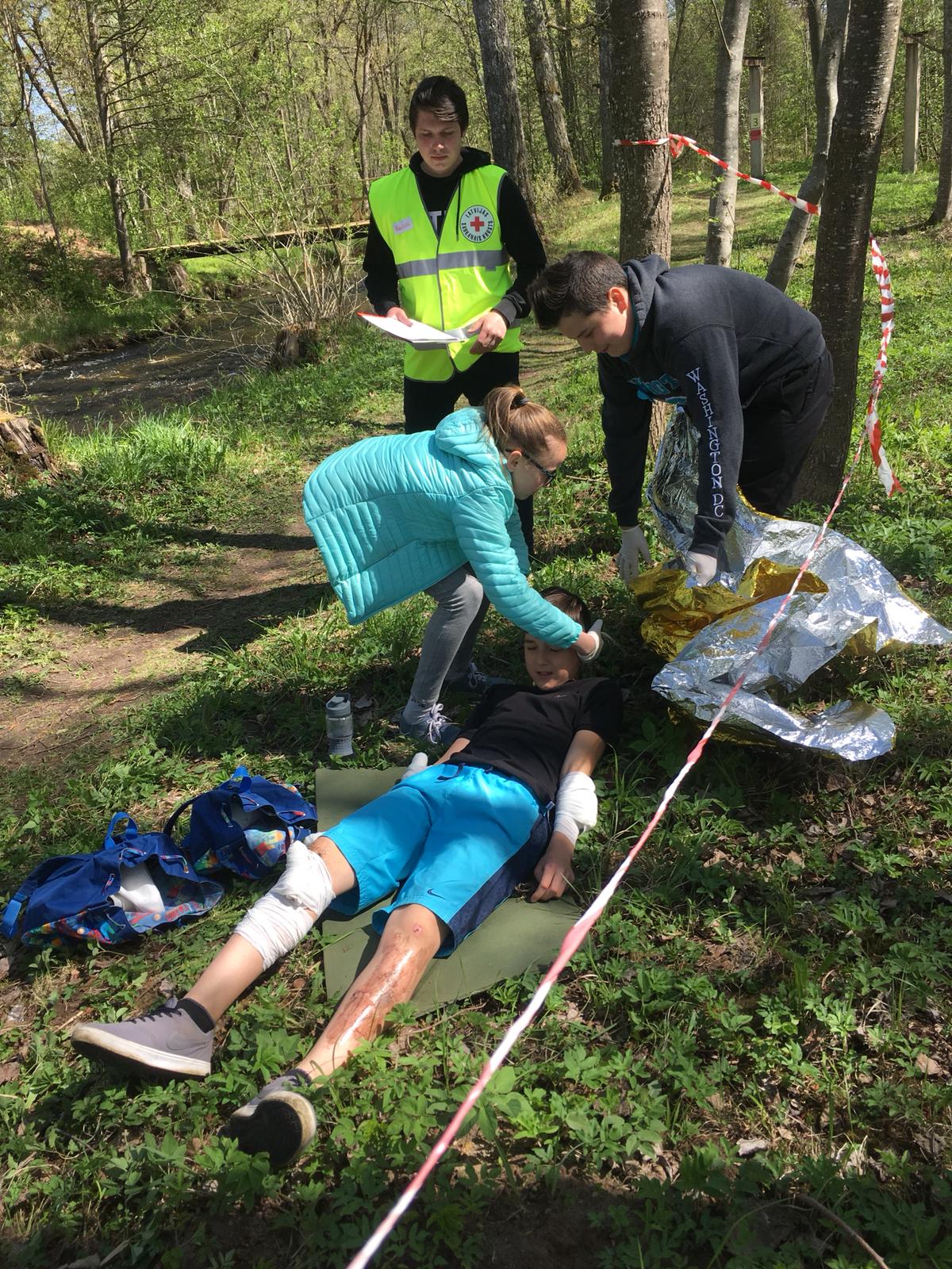 First Aid Competition for Pupils - LATVIJAS SARKANAIS KRUSTS